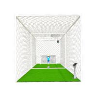 China Cheap Modern Football Field Simulation Simulator Indoor Football Robot Keeper for sale