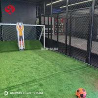 China Cheap Modern Football Field Simulation Simulator Indoor Football Robot Keeper for sale