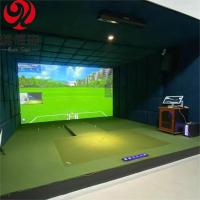 China China Factory Supply Indoor Golf Simulator Launch Monitor Enclosure Golf Simulator for sale
