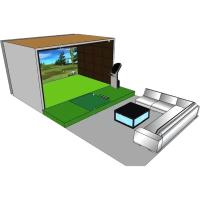 China Good Quality Indoor Sports Entertainment AR Experience Professional Golf Simulator for sale