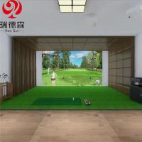 China Manufacturers Entertainment AR Experience Indoor Golf Simulator Launch Monitor for sale