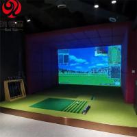 China Manufacturers Entertainment AR Experience Indoor Golf Simulator Launch Monitor for sale
