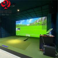 China Manufacturers Entertainment AR Experience Indoor Golf Simulator Launch Monitor for sale