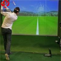 China Manufacturers Entertainment AR Experience Indoor Golf Simulator Launch Monitor for sale