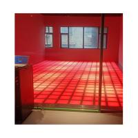 China 2024 New Entertainment Interactive Room Game LED Floor Light LED Jumping Gird for sale