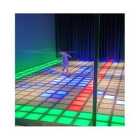 China Modern China LED Room Floor Interactive Room Game Light LED Jumping Grid Game for sale