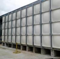 China FRP GRP Panel Water Tank 1000L to 1000000L Capacity Customizable SMC for sale