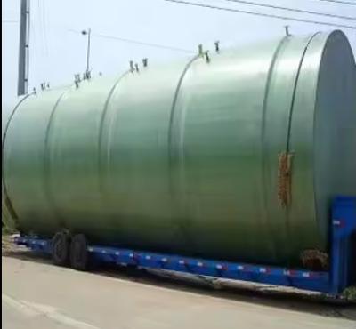 China Anticorrosive 1000-2000 Litre FRP Storage Tank for Food Brewing Vertical Horizontal for sale