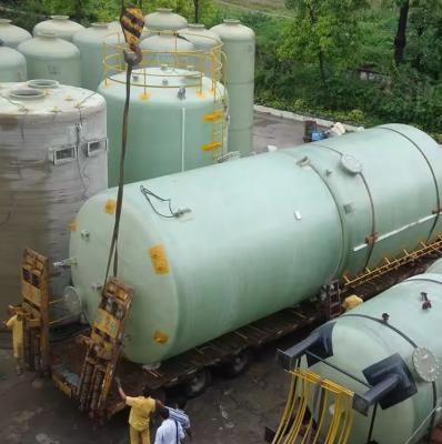 China 1000L Horizontal FRP Storage Tank for Water Oil Gasoline Acid Alkali Chemical for sale