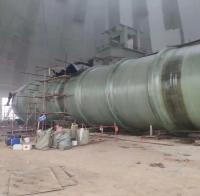 China 1000L Horizontal FRP Storage Tank for Water Oil Gasoline Acid Alkali Chemical for sale