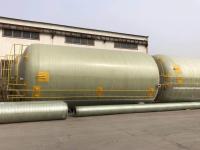 China Chemical Industry FRP Horizontal Tank Durable Corrosion Resistant 20 Year Service Life for sale