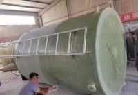 China FRP Chemical Storage Tank 1800x6050 with Drain Valve Corrosion Resistant Industrial Tank for sale