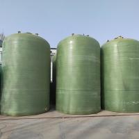China FRP Storage Tank 1800x6050mm Chemical Liquid Water Tank High Temperature Resistant 3-12mm Custom for sale