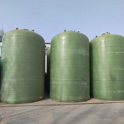 China FRP Storage Tank 1800x6050mm Chemical Liquid Water Tank High Temperature Resistant 3-12mm Custom for sale