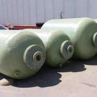 China Agricultural Water Storage FRP Tank 1m³ to 200m³ Long Lasting with Optional Manhole for sale