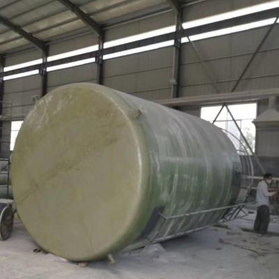 China Fiberglass FRP Tank with Float Switch Water Level Control 1m³ to 200m³ Capacity for sale