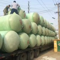 China Customized Thickness FRP Chemical Storage Tank 1m3 to 200m3 Capacity for sale