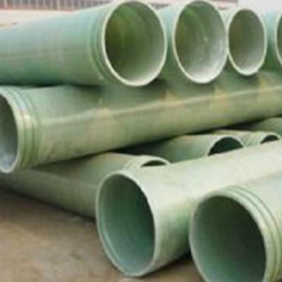 China Smooth Surface FRP Pipe Customized Size 50-2600mm Anti Corrosion Fiber Glass Tubing for sale