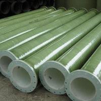 China Smooth Surface FRP Pipe Customized Size 50-2600mm Anti Corrosion Fiber Glass Tubing for sale