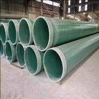 China FRP Mortar Pipe Round Underground Sand Pipe High Pressure 100mm-4000mm Diameter for sale