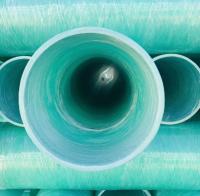 China 100mm-4000mm Diameter FRP Pipe GRP Round Pipeline High Temperature Resistance for sale