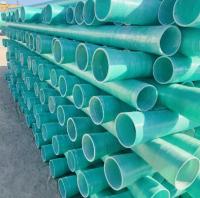 China 100mm-4000mm Diameter FRP Pipe GRP Round Pipeline High Temperature Resistance for sale