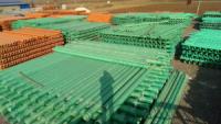 China FRP Fiberglass Reinforced Plastic Pipe 200mm OD 4.0mm Thickness Custom Length for Underground Power Cable Protection for sale