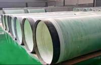 China Customized FRP Jacking Pipe 6m Length Filament Winding Fiberglass Reinforced Water Pipeline for sale