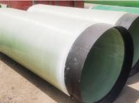 China Heat Resistant FRP Fiberglass Pipe 6m 12m Underground Construction Jacking Pipe for sale