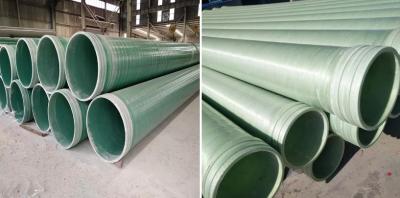 China High Pressure FRP Pipe Corrosion Resistant ISO9001 Custom Diameter up to 4000mm for sale