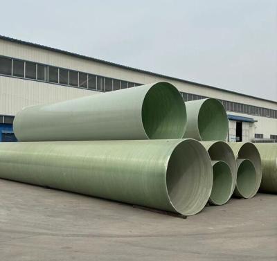 China Filament Winding FRP Pipe Large Diameter DN50-2000mm Fiberglass Reinforced Plastic Pipe for sale