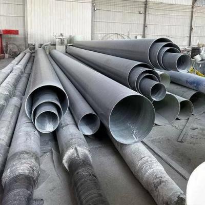 China Industrial FRP Pipeline High Strength Printed Flange Heavy Duty FRP Round Pipe DN50-2000mm 12m for sale