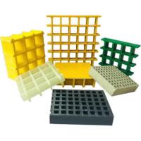 China UV Free Smooth FRP Molded Fiberglass Grating 38x38x38mm GRP Tree Grate for Walkway for sale