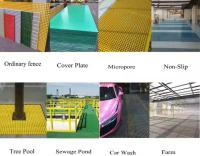 China 38x38mm FRP Grating for Solar Panel Walkways High Strength 5 Ton Load Capacity Plastic Floor Grating for sale