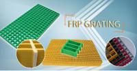 China Square FRP Grating Heavy Duty 1220x3660mm Fiberglass Floor Grating Corrosion Resistant for sale