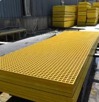 China Square FRP Grating Heavy Duty 1220x3660mm Fiberglass Floor Grating Corrosion Resistant for sale