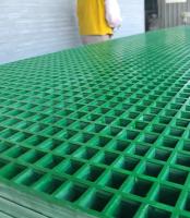 China FRP Moulded Grating 38x38mm Non Slip GRP Landscaping Grid for Swimming Pool Walkway for sale