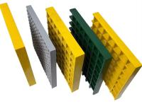 China FRP Moulded Grating 38x38mm Non Slip GRP Landscaping Grid for Swimming Pool Walkway for sale