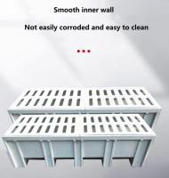 China FRP GRP 200mm Fiberglass Trench Drain Grates Anti Corrosion Easy Clean Gutterway for sale