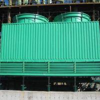 China OEM Square FRP GRP Cross Flow Cooling Tower Light Weight Customized Size for sale