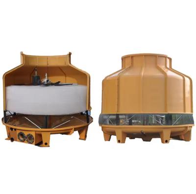 China FRP GRP Round Water Cooling Tower , Circular Open Type Cooling Tower High Capacity for sale