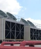 China Fiberglass Reinforced Plastic FRP Cooling Tower Counterflow Type Customized Size for sale