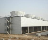 China Industrial FRP Cooling Tower GRP Counterflow Crossflow 10-1000m3/h 0.18-7.5KW for sale