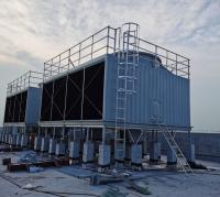 China Industrial FRP Cooling Tower GRP Counterflow Crossflow 10-1000m3/h 0.18-7.5KW for sale