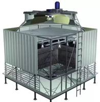 China GRP FRP Type Circular Cooling Tower 500-1000 Tons Fast Temperature Reduction for sale