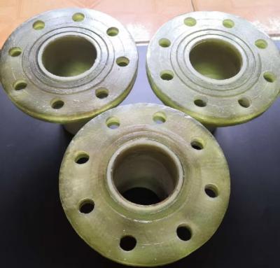 China FRP GRP Fiberglass Ventilation Flange Corrosion Resistant 0.1-1.0Mpa Custom Diameter for sale