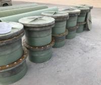 China FRP GRP Pipe Fittings Flange Blind Flange Plate DN15-DN4000 6m 12m Length for sale