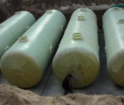 China FRP Underground Septic Tank 500L/Hour Sewage Treatment Bio Septic Tank for Hotels and Commercial Use for sale