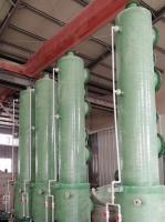 China Customized FRP Acid Mist Absorption Tower GRP Scrubber 90% Efficiency Industrial Gas Purification for sale