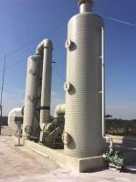China Multi Color Gelcoat FRP Purification Absorption Tower Acid Mist Absorption Customized for sale